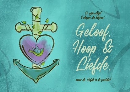 Geloof, Hoop en Liefde - kaart - 65503222